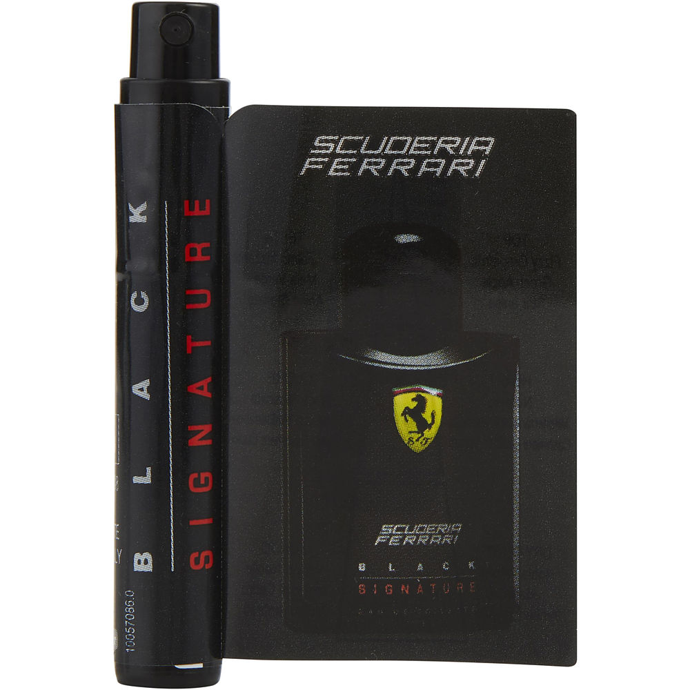 FERRARI SCUDERIA BLACK SIGNATURE by Ferrari EDT SPRAY VIAL– yallbeauty ...