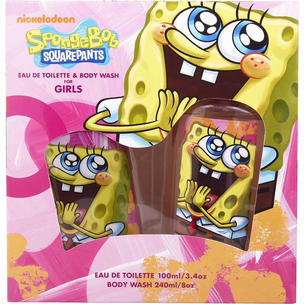SPONGEBOB SQUAREPANTS by Nickelodeon EDT SPRAY 3.4 OZ & BODY WASH 8 OZ ...