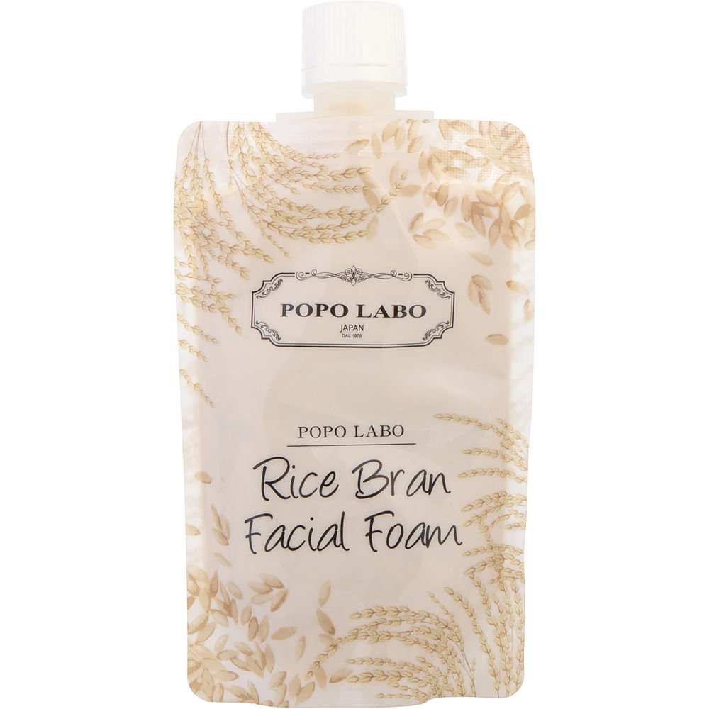 Popo Labo by Popo Labo Rice Bran Facial Foam 120g/4.2oz– yallbeauty.store