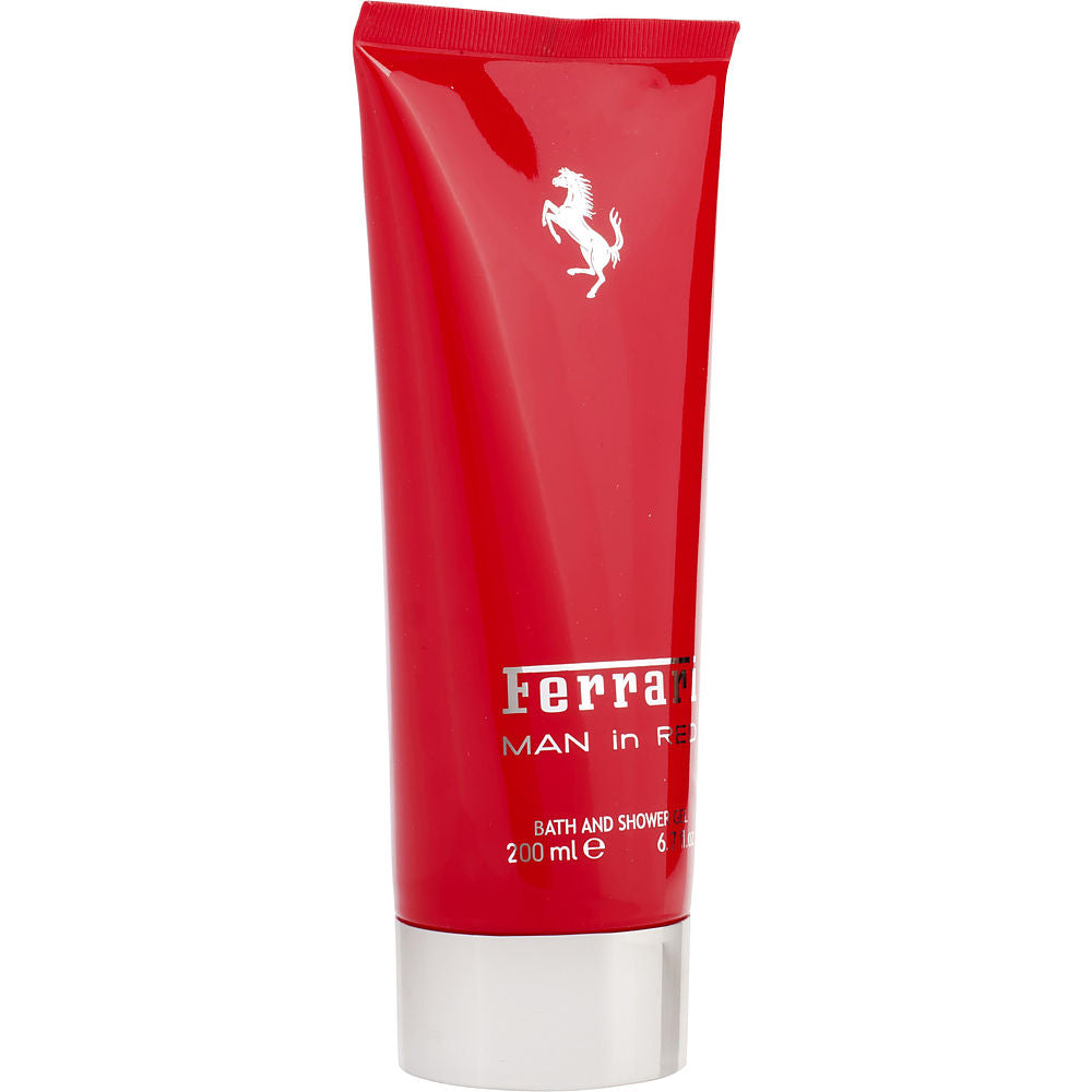 FERRARI MAN IN RED by Ferrari BATH & SHOWER GEL 6.7 OZ– yallbeauty.store